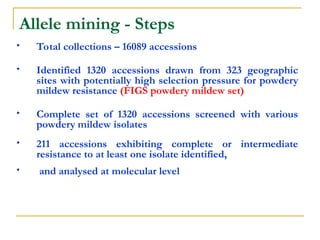 Allele mining-Utilization of PGR in plant breeding.ppt