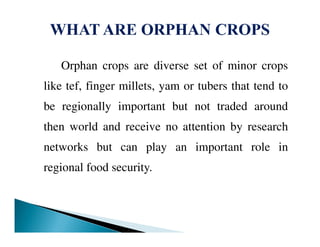 Allele mining in orphan underutilized crops | PDF