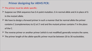 Allele specific Polymerase chain reaction (PCR)).pptx