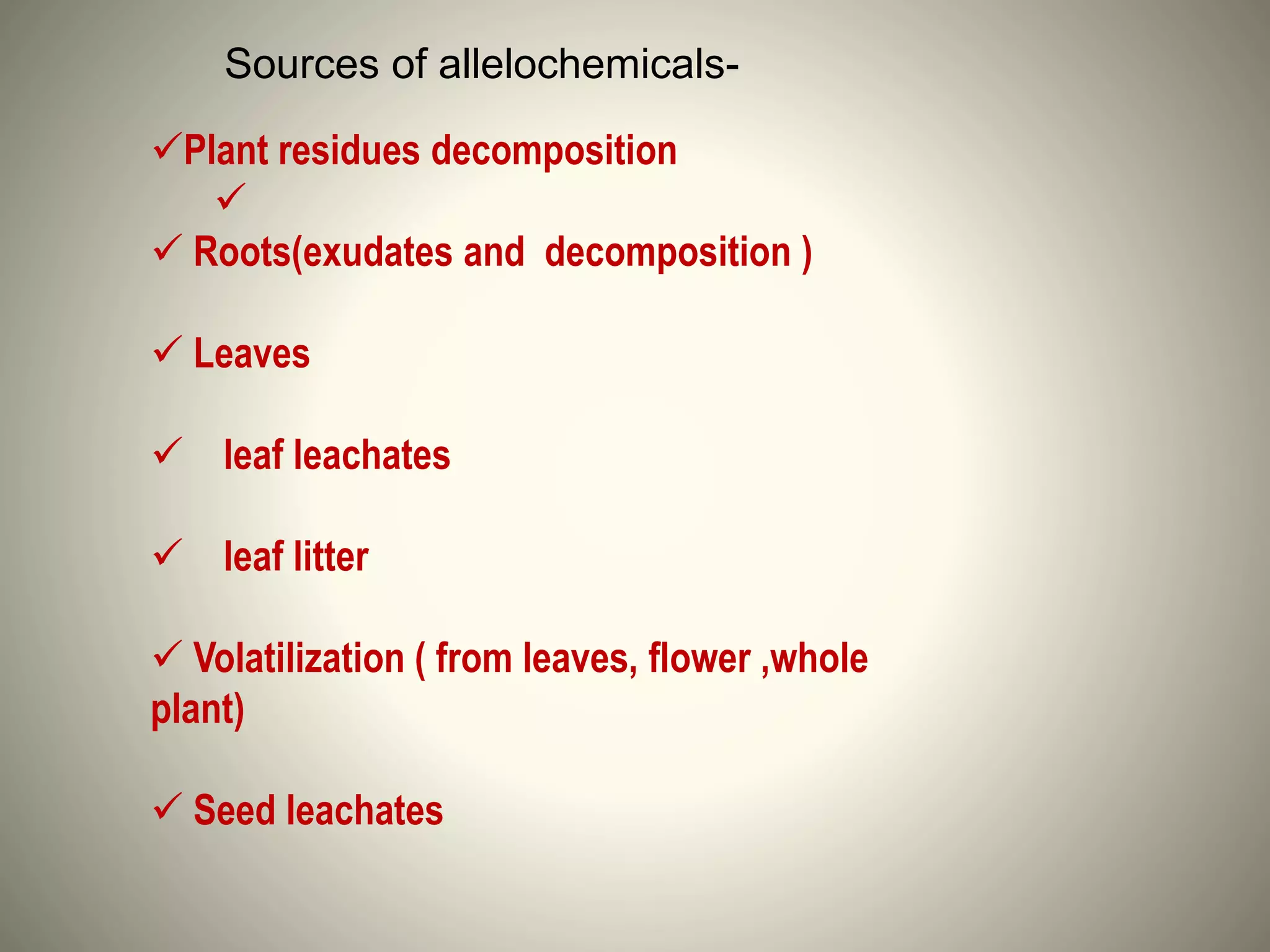 Allelochemicals (1) | PPTX