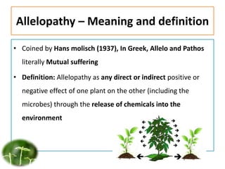Allelopathy | PPTX
