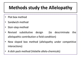 Allelopathy | PPTX
