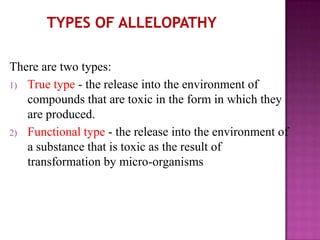 Allelopathy | PPTX | Gardening | Home & Garden