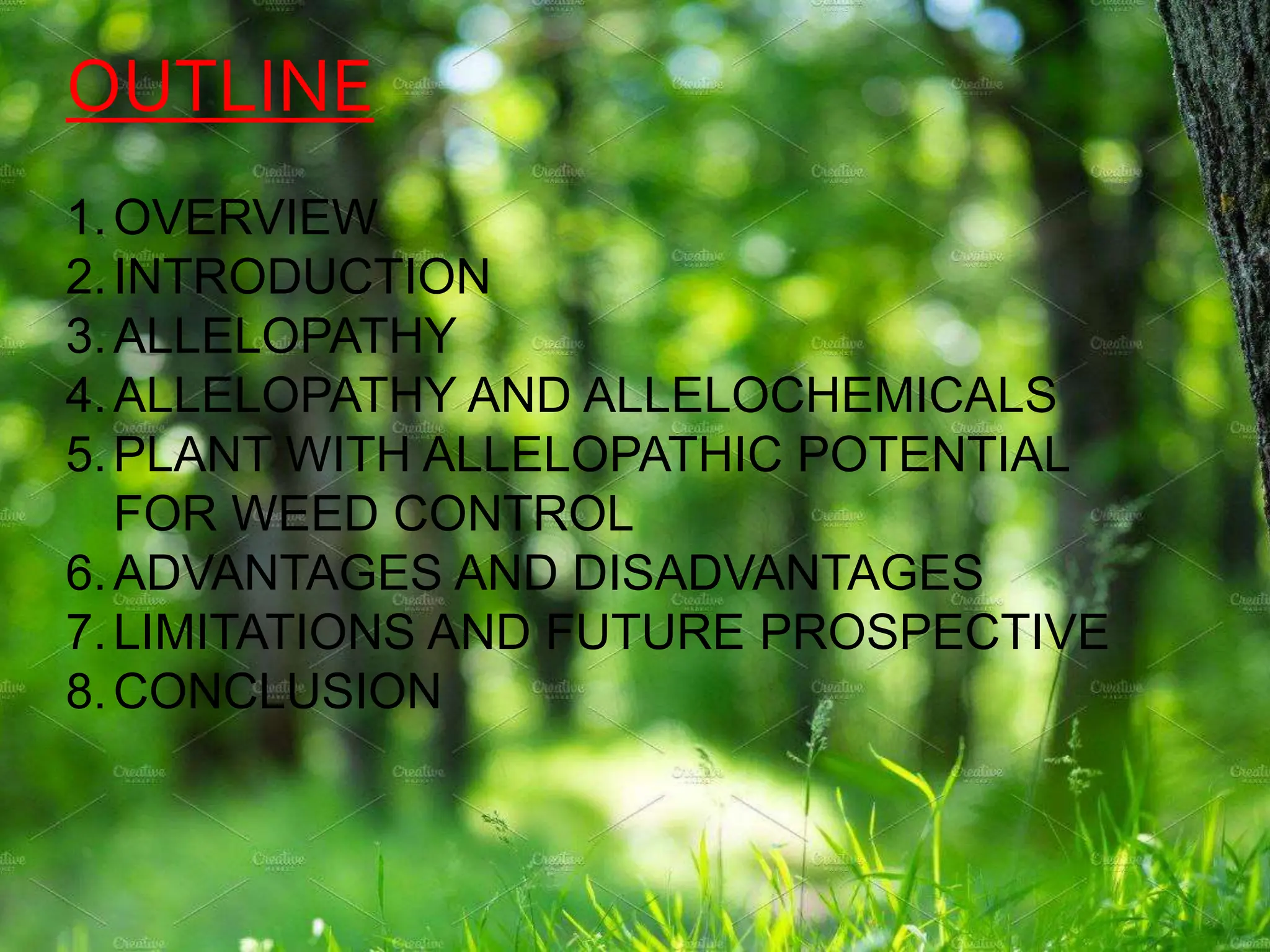 ALLELOPATHY and it's role in weed management | PPTX