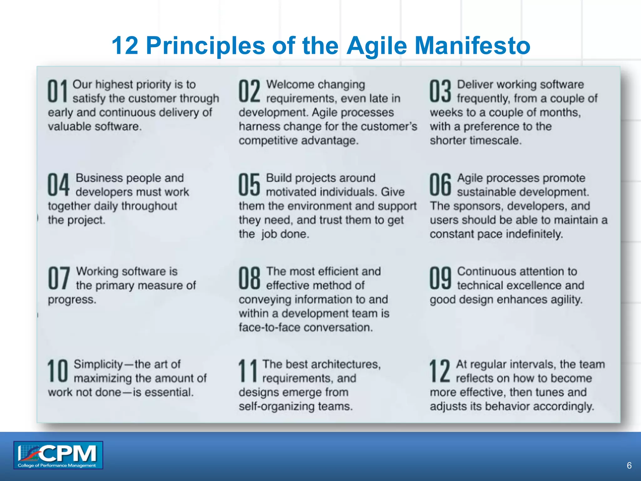 Integrated Agile Software Development with Earned Value Management | PPT