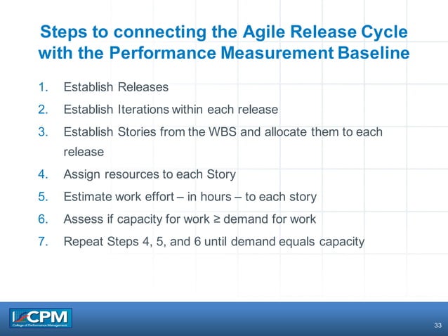Integrated Agile Software Development with Earned Value Management | PPT