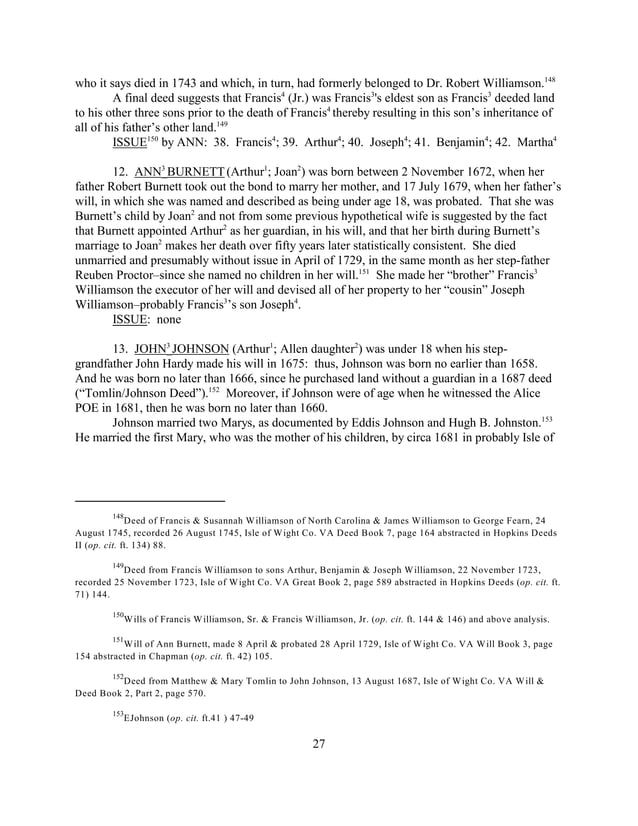 THE ALLEN FAMILY OF SURRY COUNTY, VIRGINIA: Its British Roots And Early ...