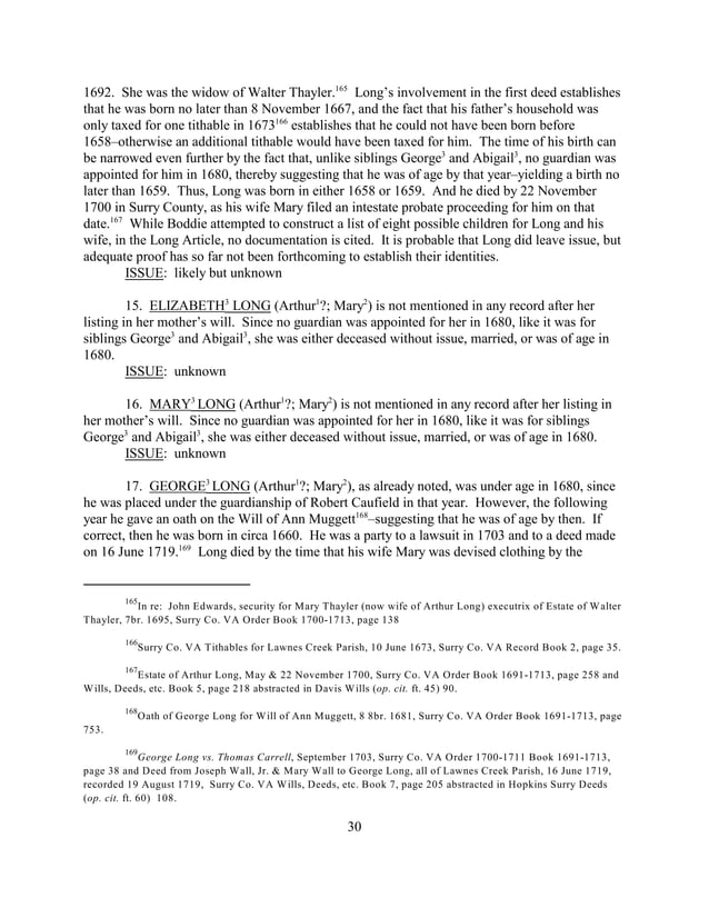 THE ALLEN FAMILY OF SURRY COUNTY, VIRGINIA: Its British Roots And Early ...