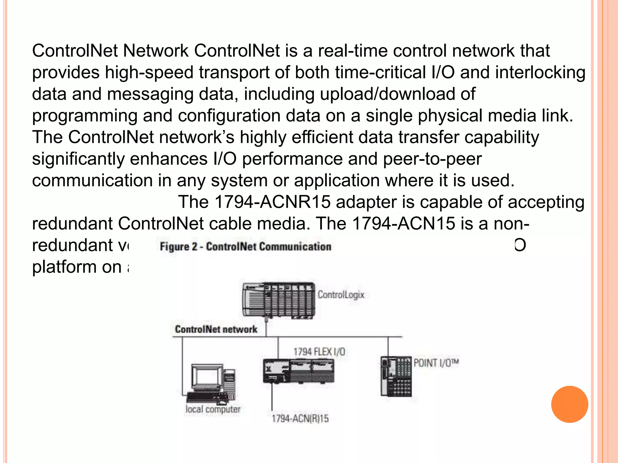 Allenbradley Control Logix PLC Network Architecture | PPTX