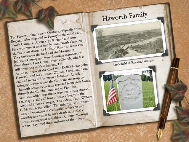 Allen family history presentation | KEY | Death, Injury, or Military ...