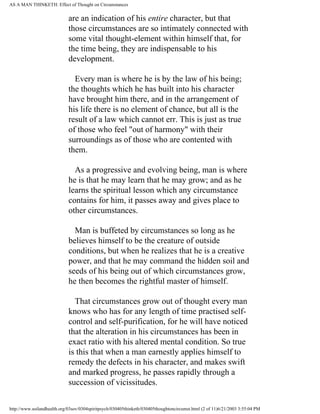 Allen, james as a man thinketh | PDF