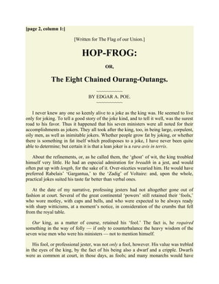 Allen poe hop frog | PDF