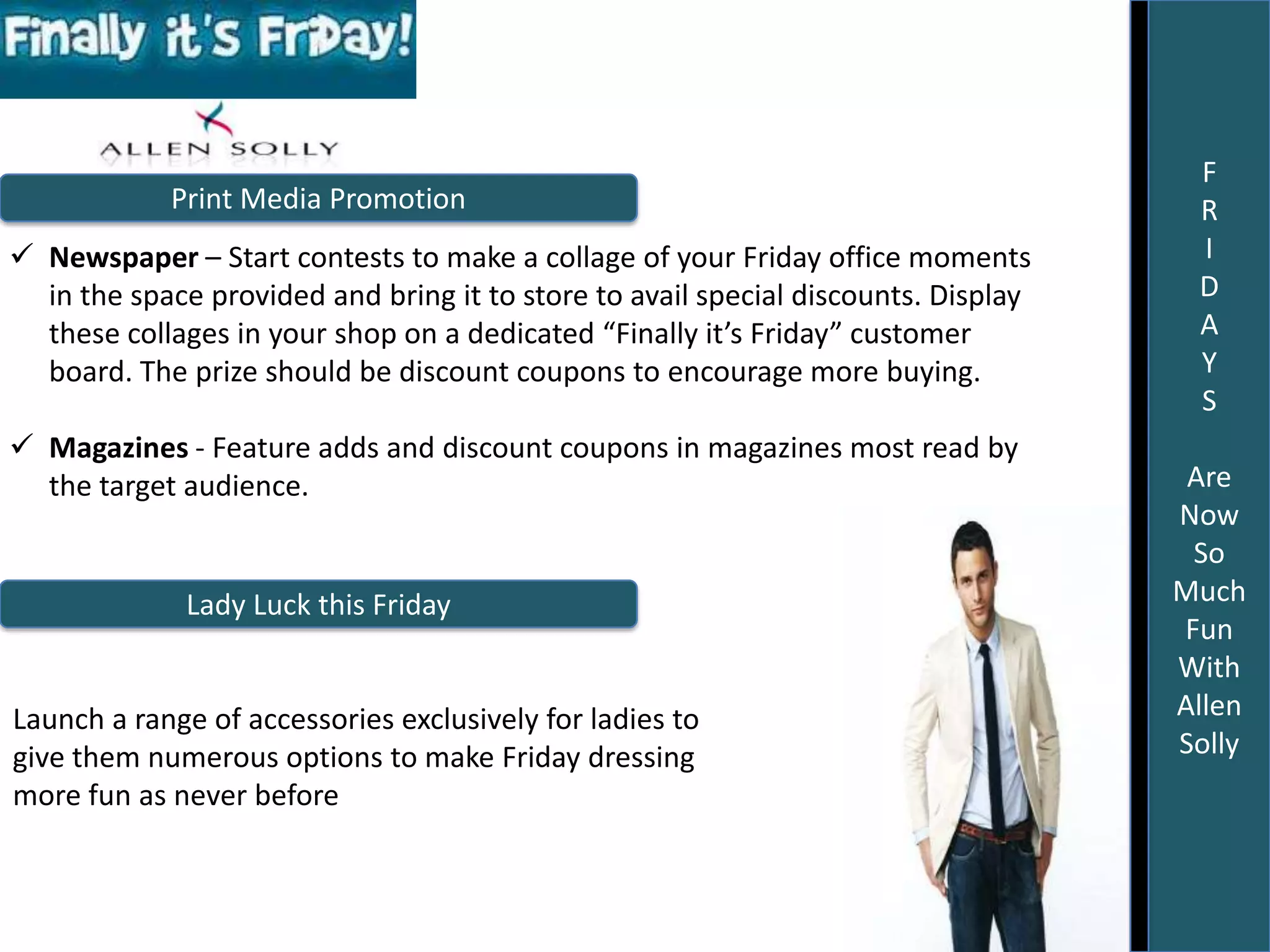 Allen solly Marketing Campaign | PPTX