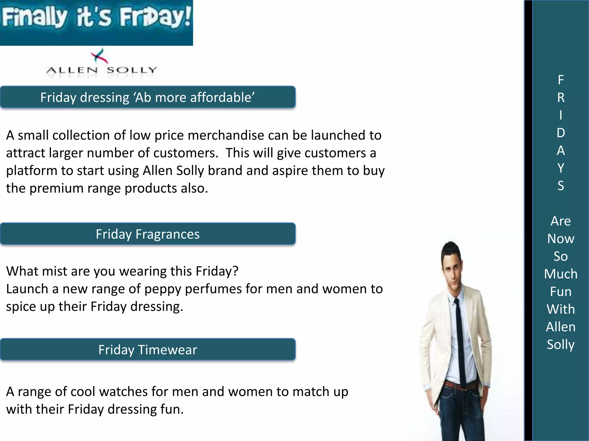 Allen solly Marketing Campaign | PPTX