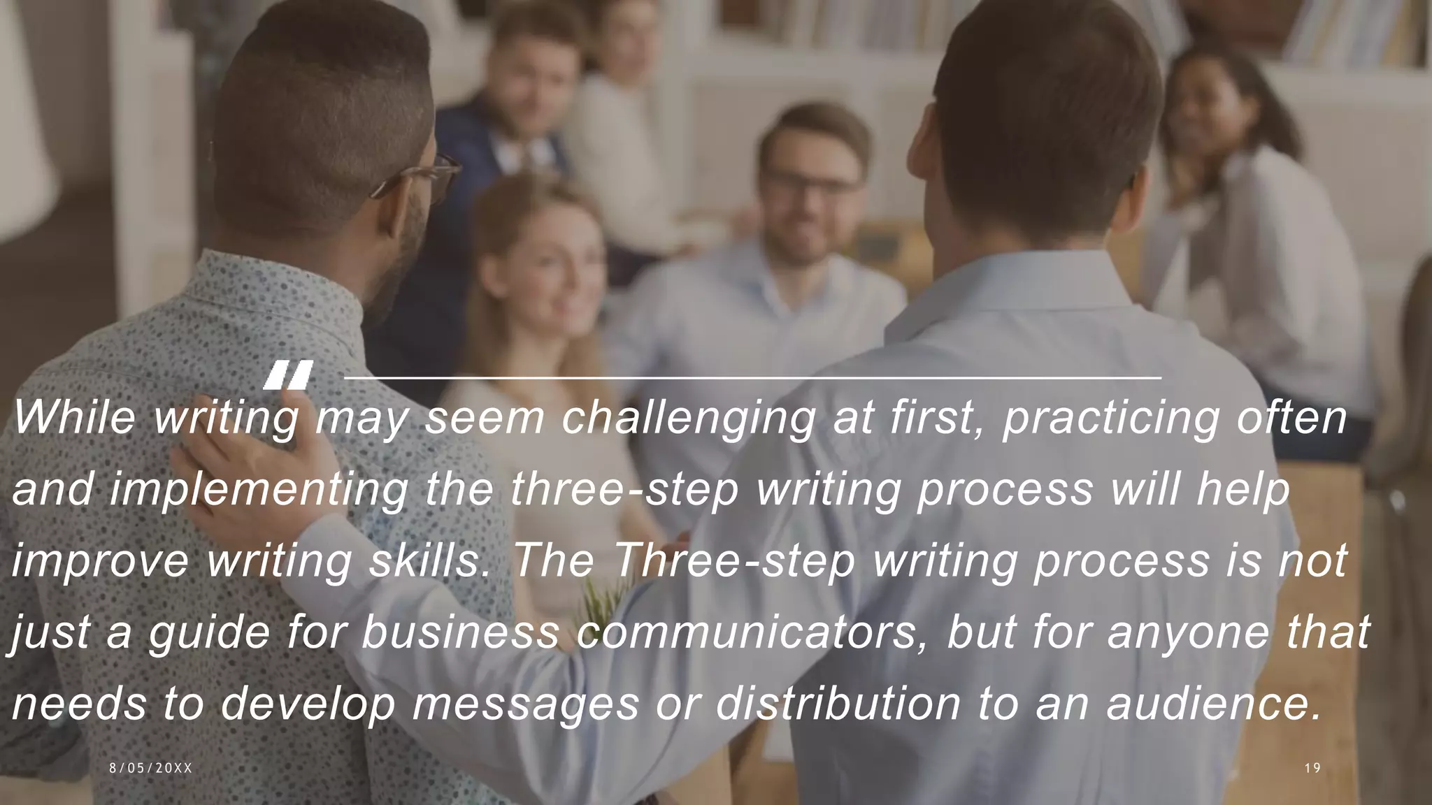 THREE STEP WRITING PROCESS | PPTX