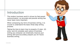 THREE STEP WRITING PROCESS | PPTX