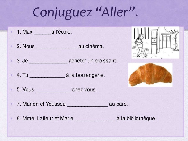 Aller et le futur proche