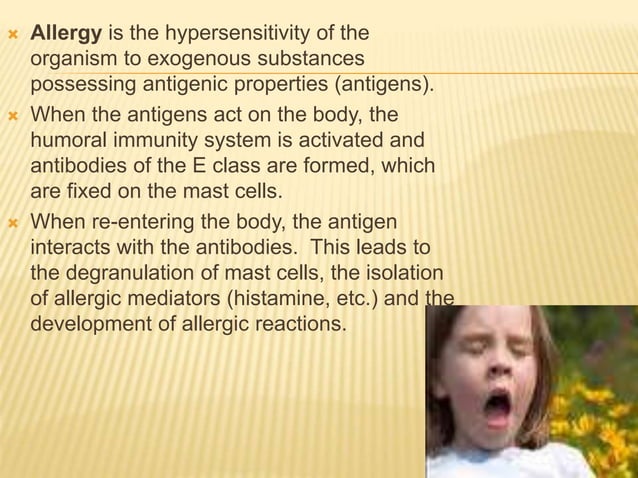 ALLERGY.ppt | Allergies | Diseases and Conditions