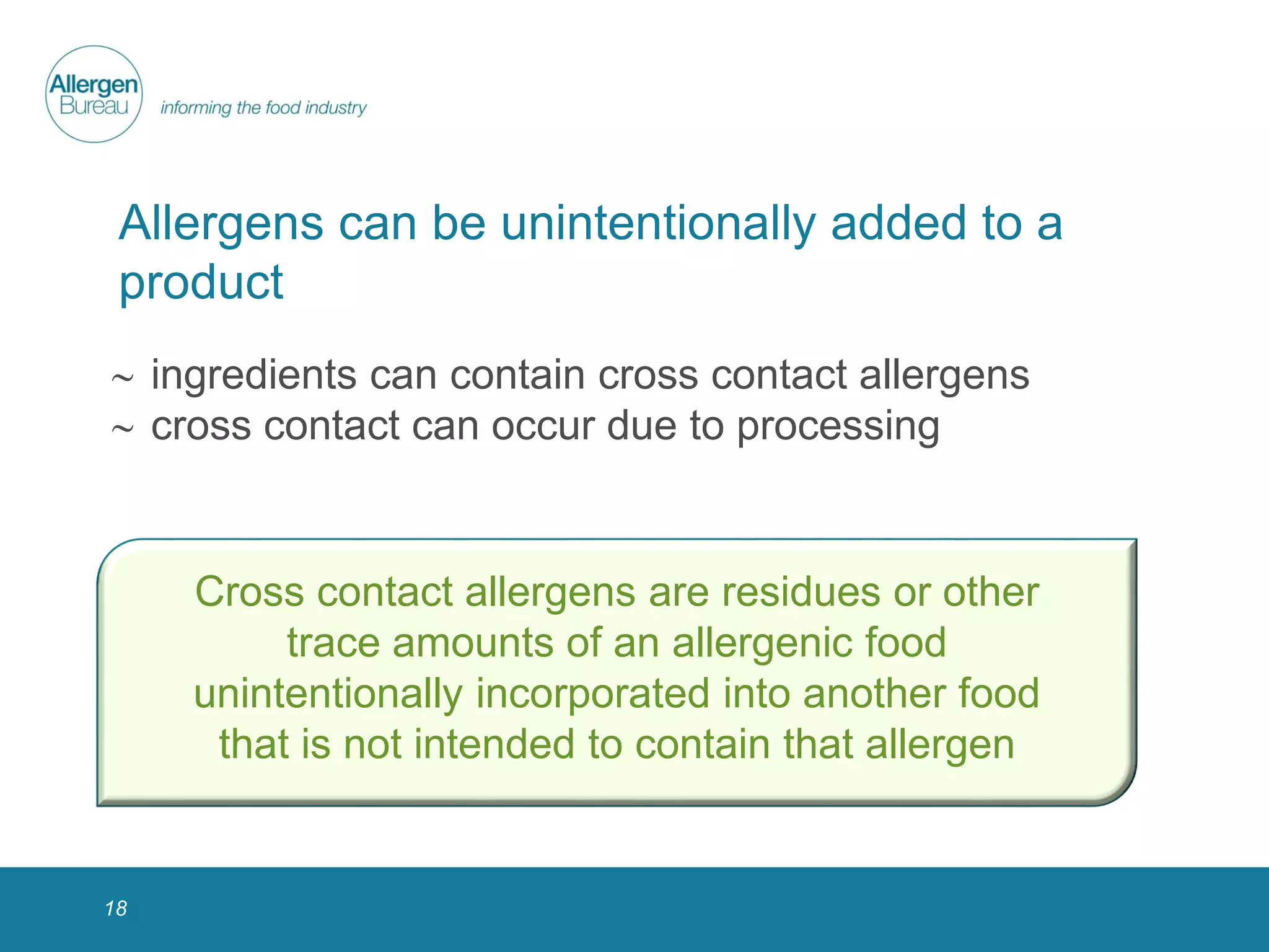 Allergen Training | PDF