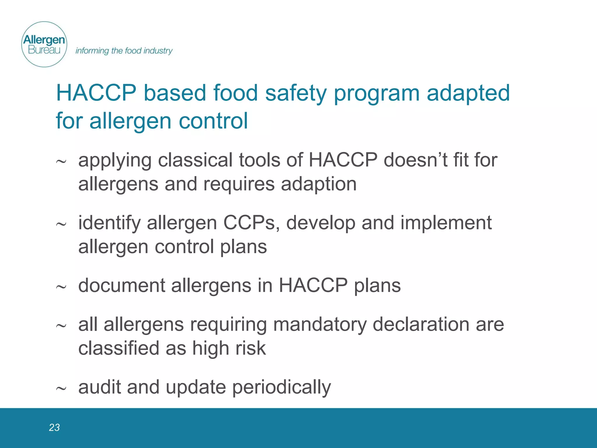 Allergen Training | PDF