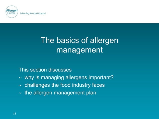Allergen Training | PPT
