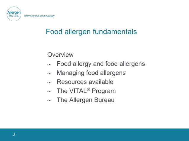 Allergen Training | PDF | Allergies | Diseases and Conditions