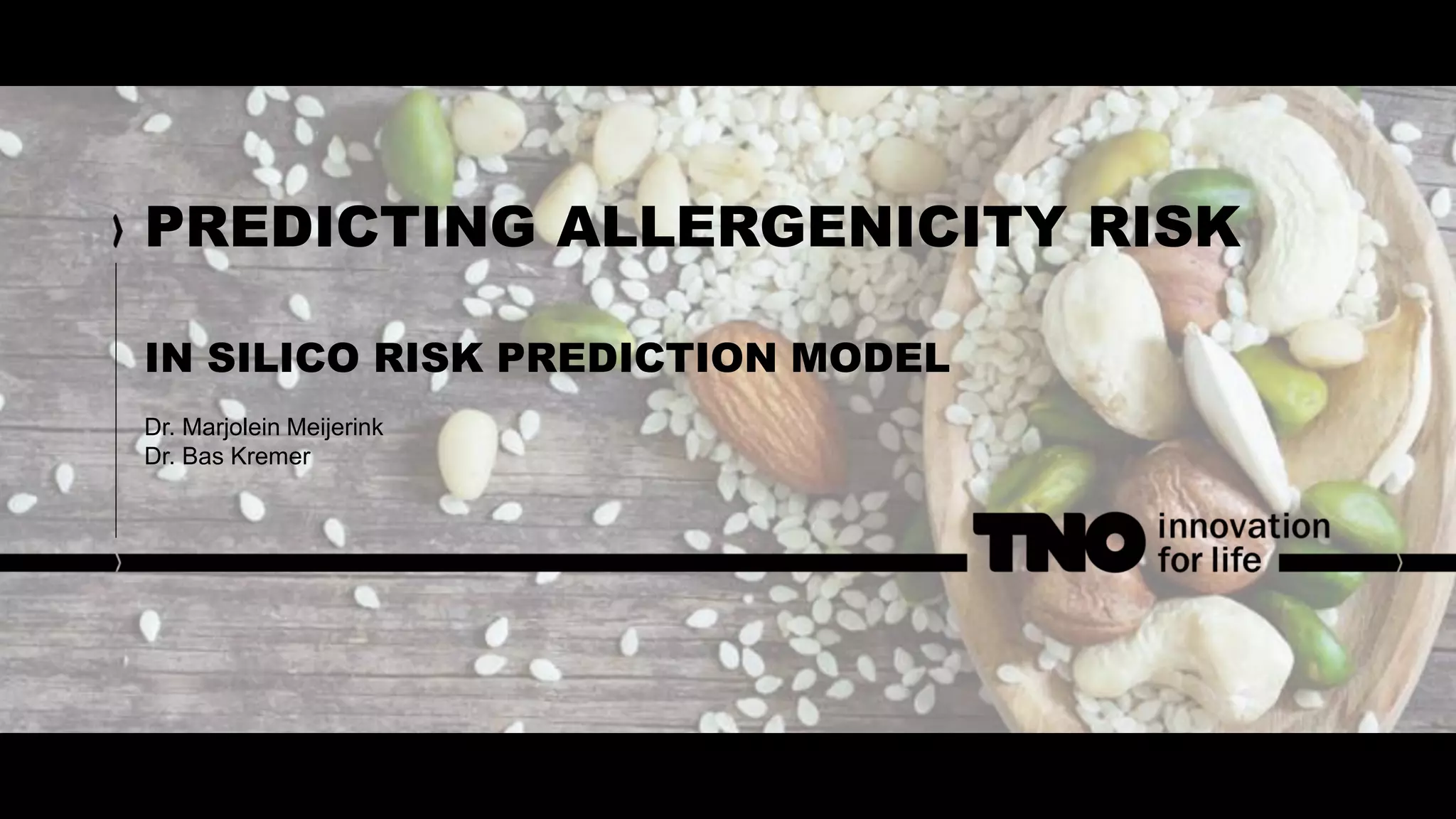 TNO Allergenicity risk prediction model | PDF