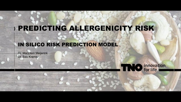 TNO Allergenicity risk prediction model | PPT