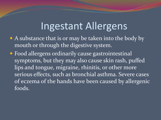 Allergens | PPTX