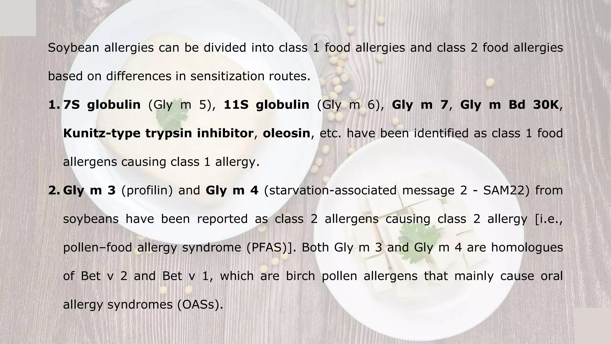 Allergens in Soybean | PPTX