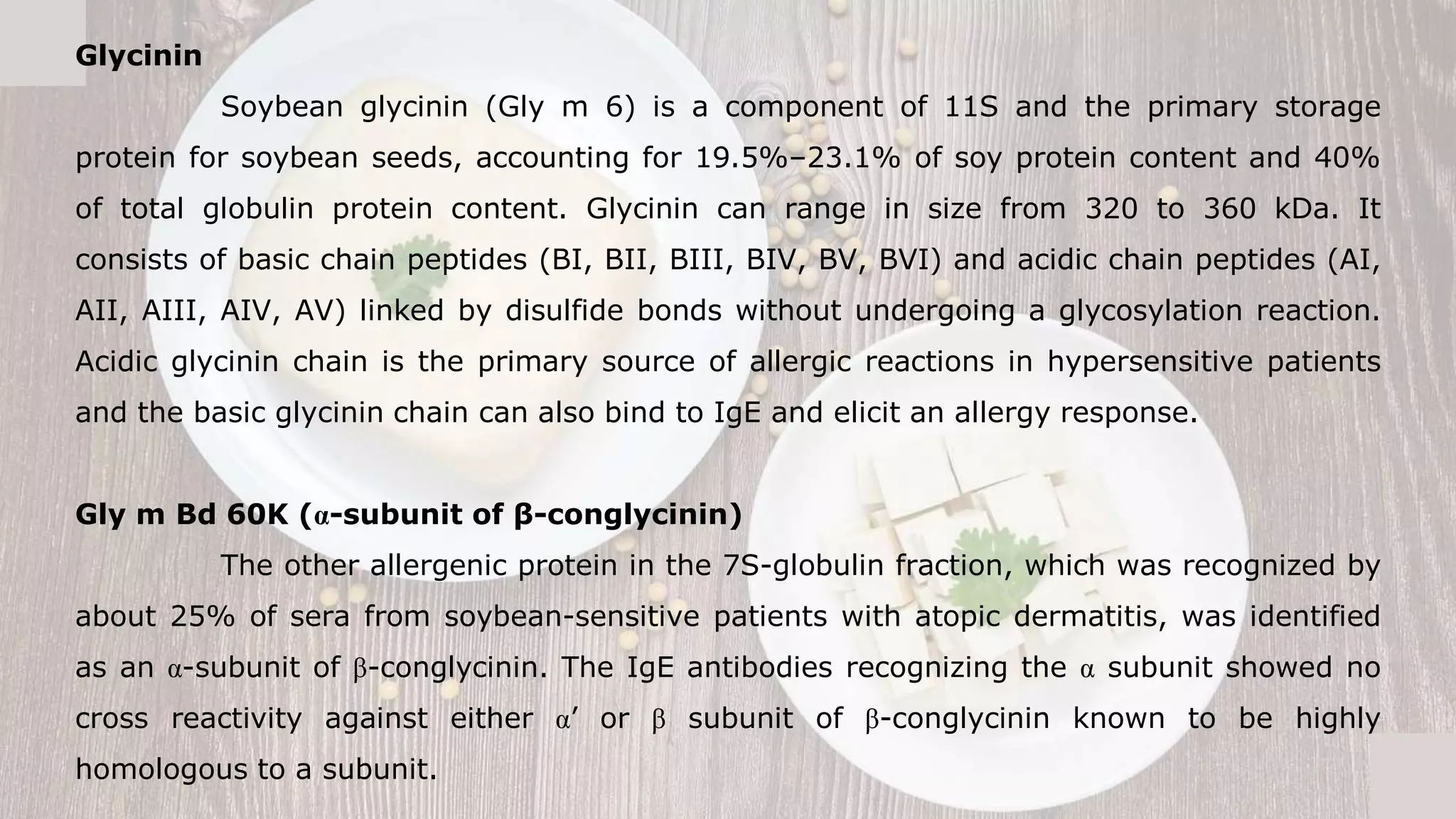 Allergens in Soybean | PPTX