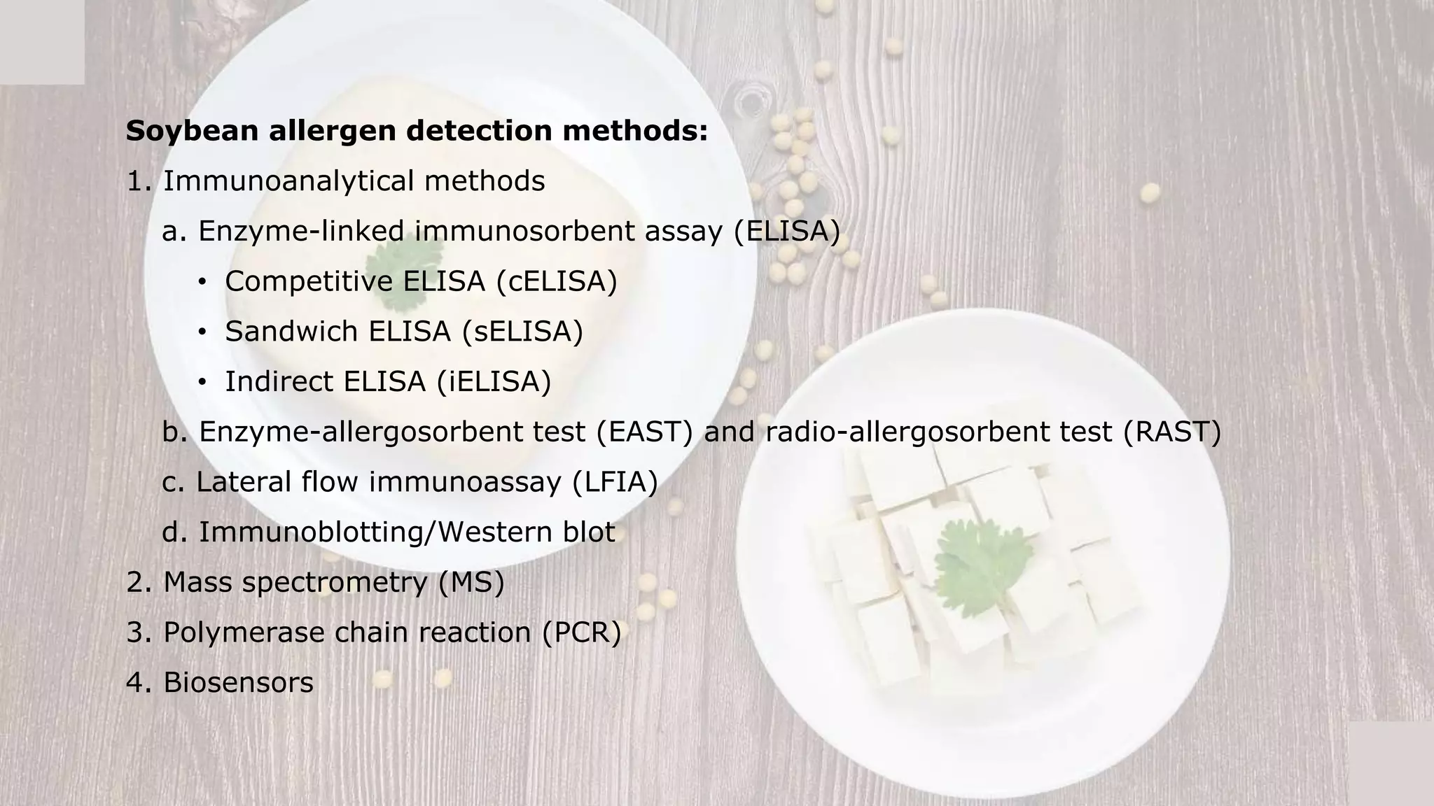 Allergens in Soybean | PPTX