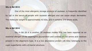 Allergens in Soybean | PPTX