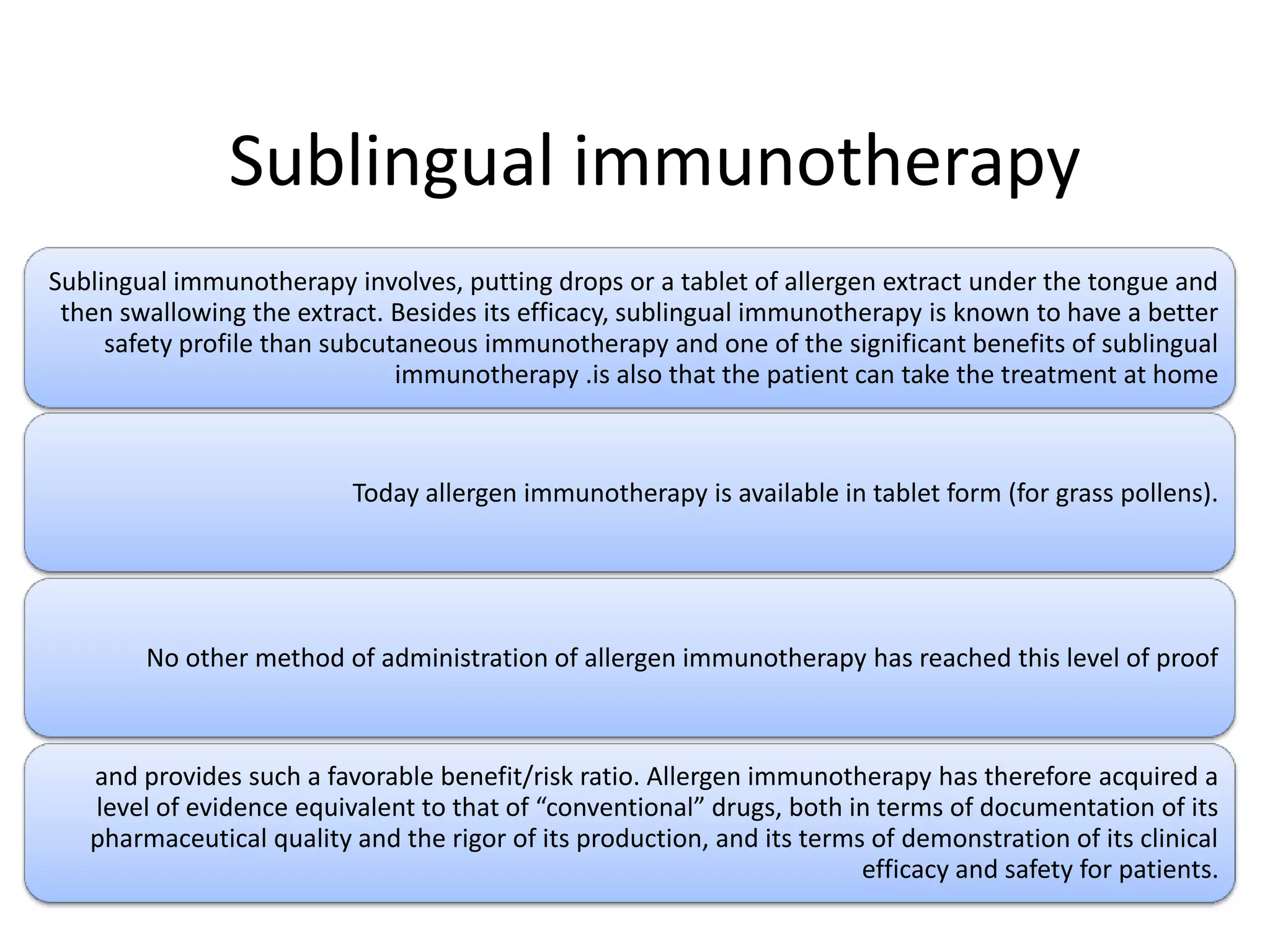 Allergen specific immunotherapy | PPTX