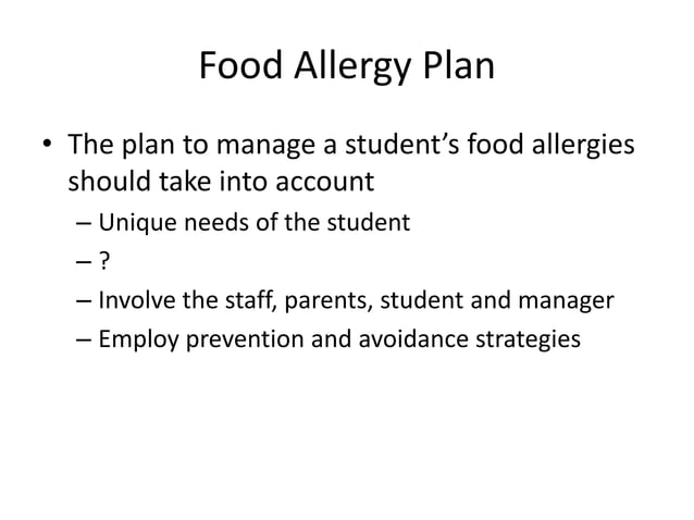 Allergen training | PPTX