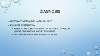 Allergic rhinitis seminar ent | PPTX