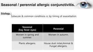 Allergic conjuctivitis | PPTX