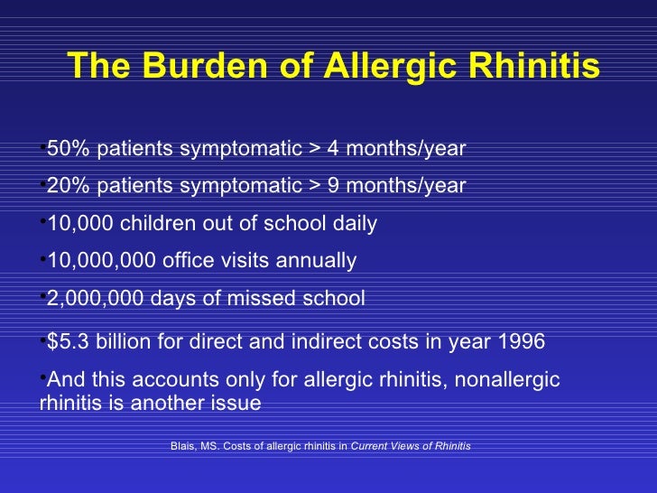 Allergic Rhinitis