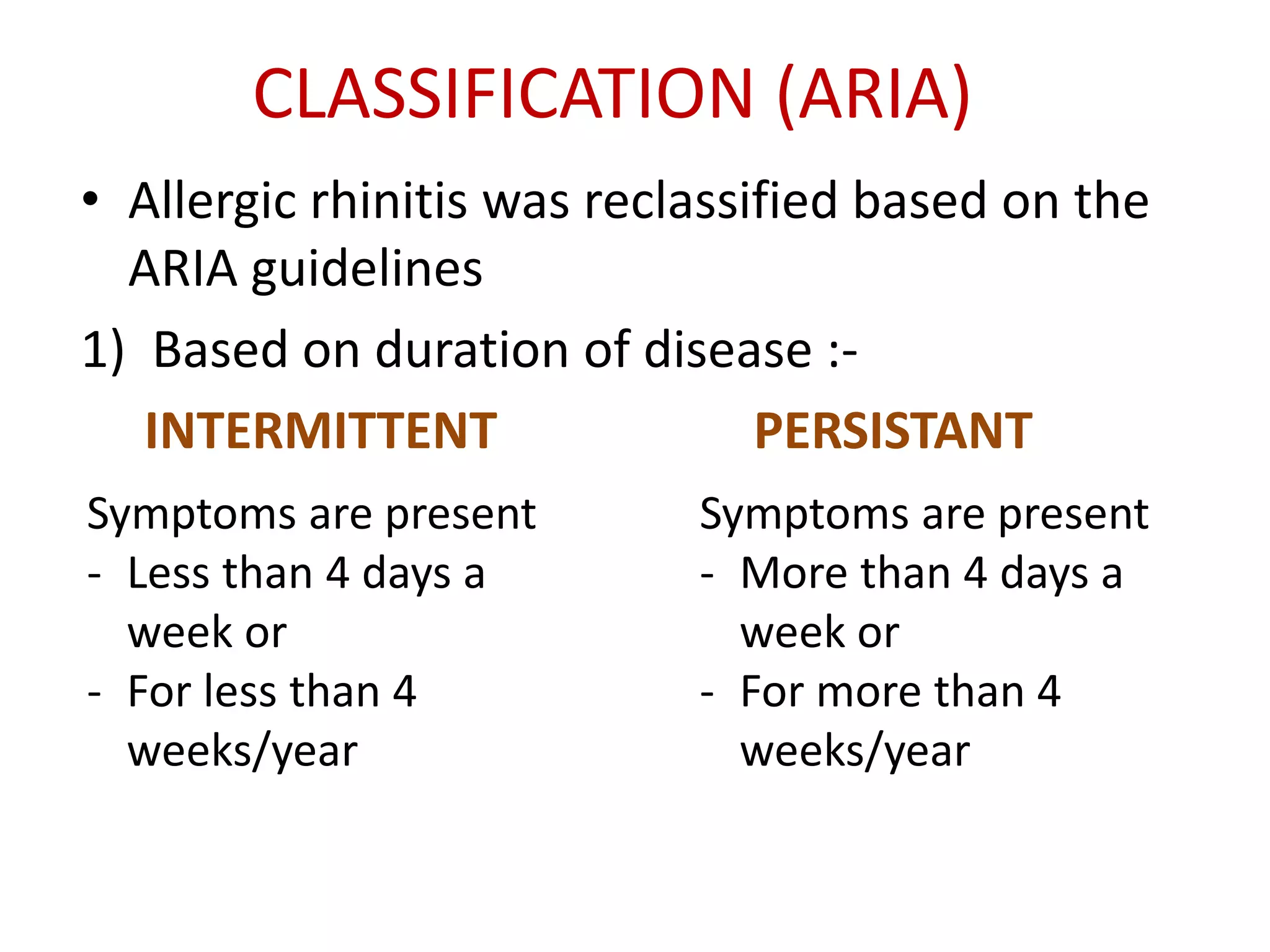 Allergic rhinitis | PPTX