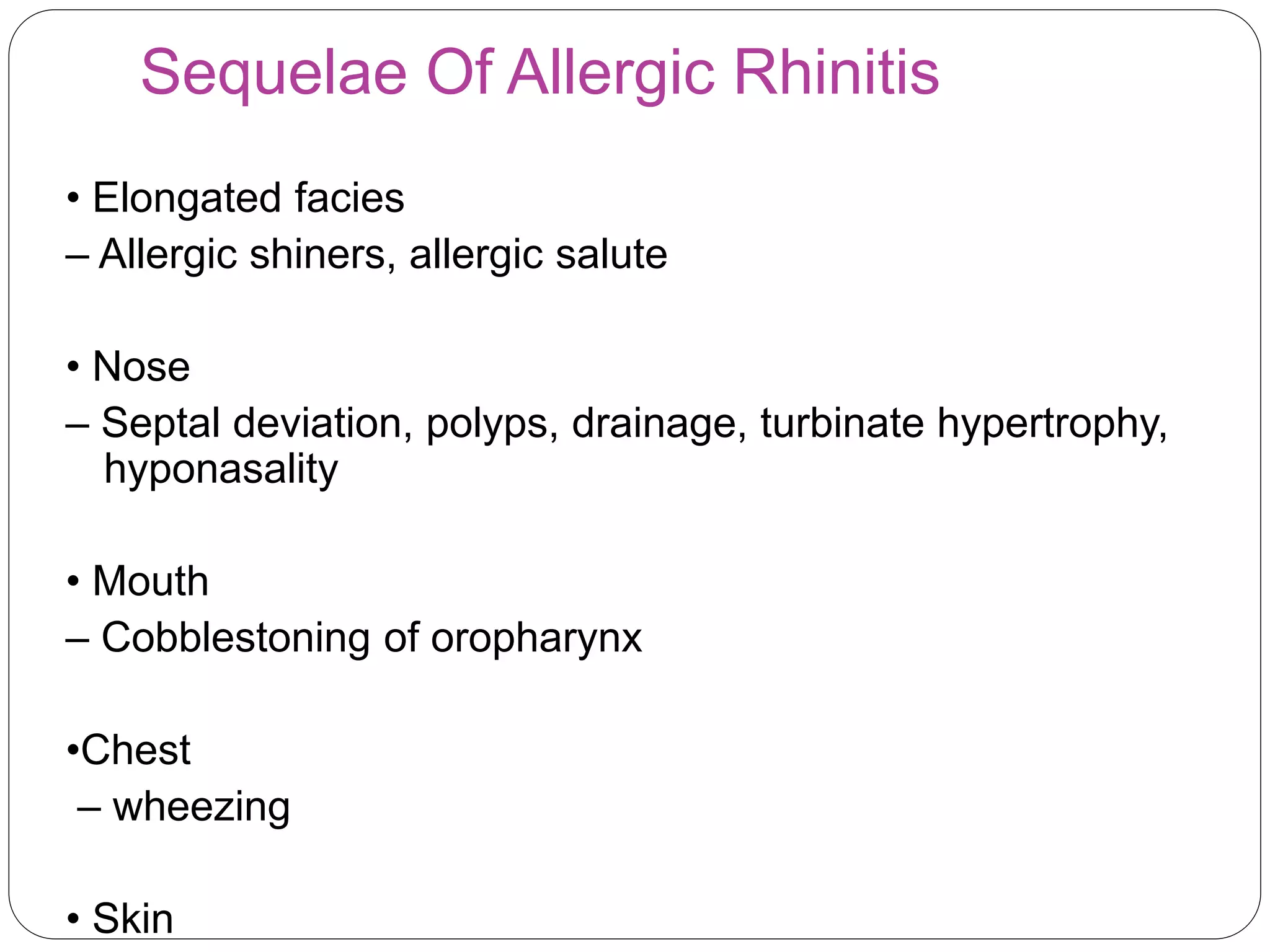 Allergic Disorders In Children | PPTX