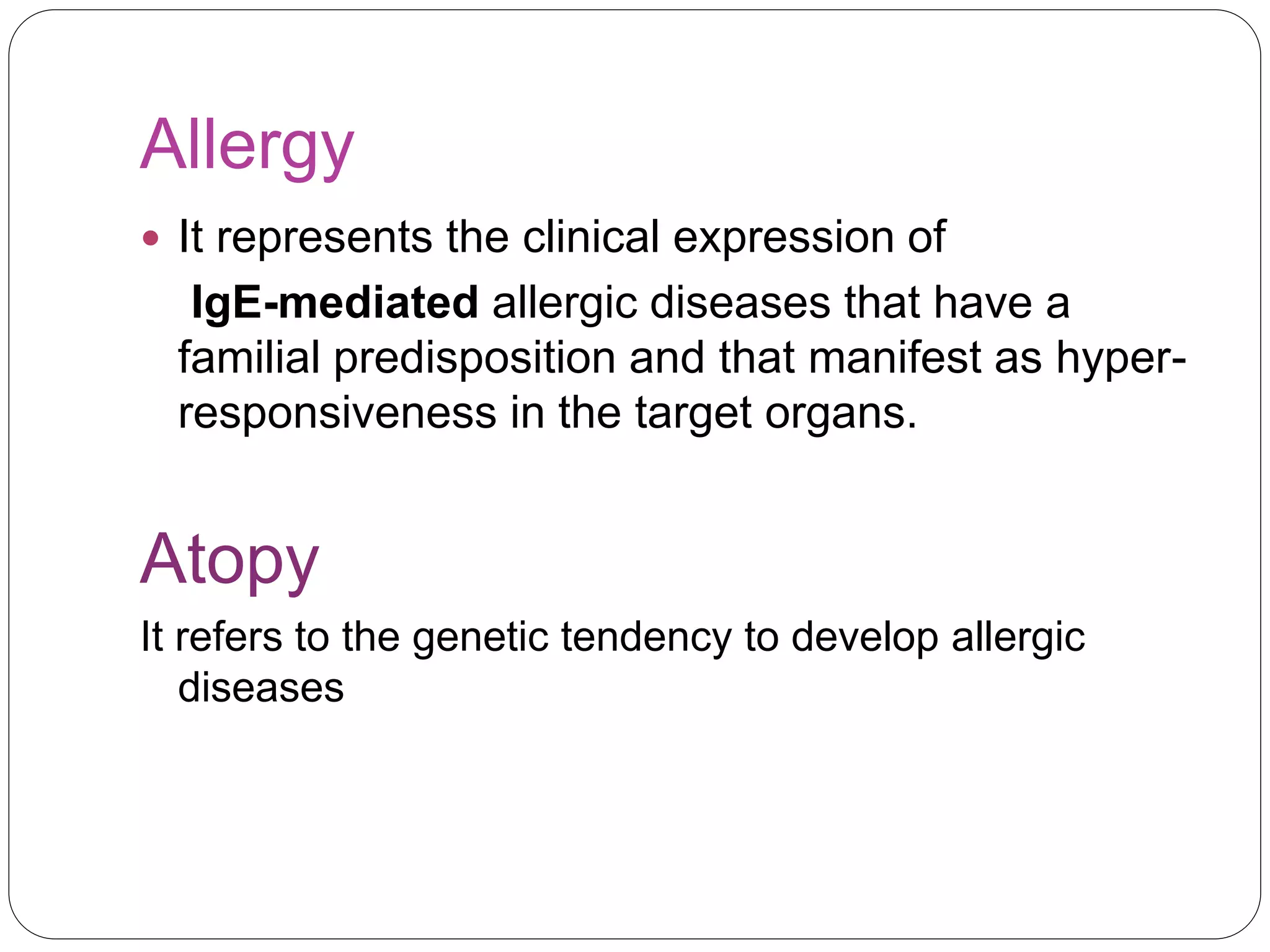 Allergic Disorders In Children | PPTX