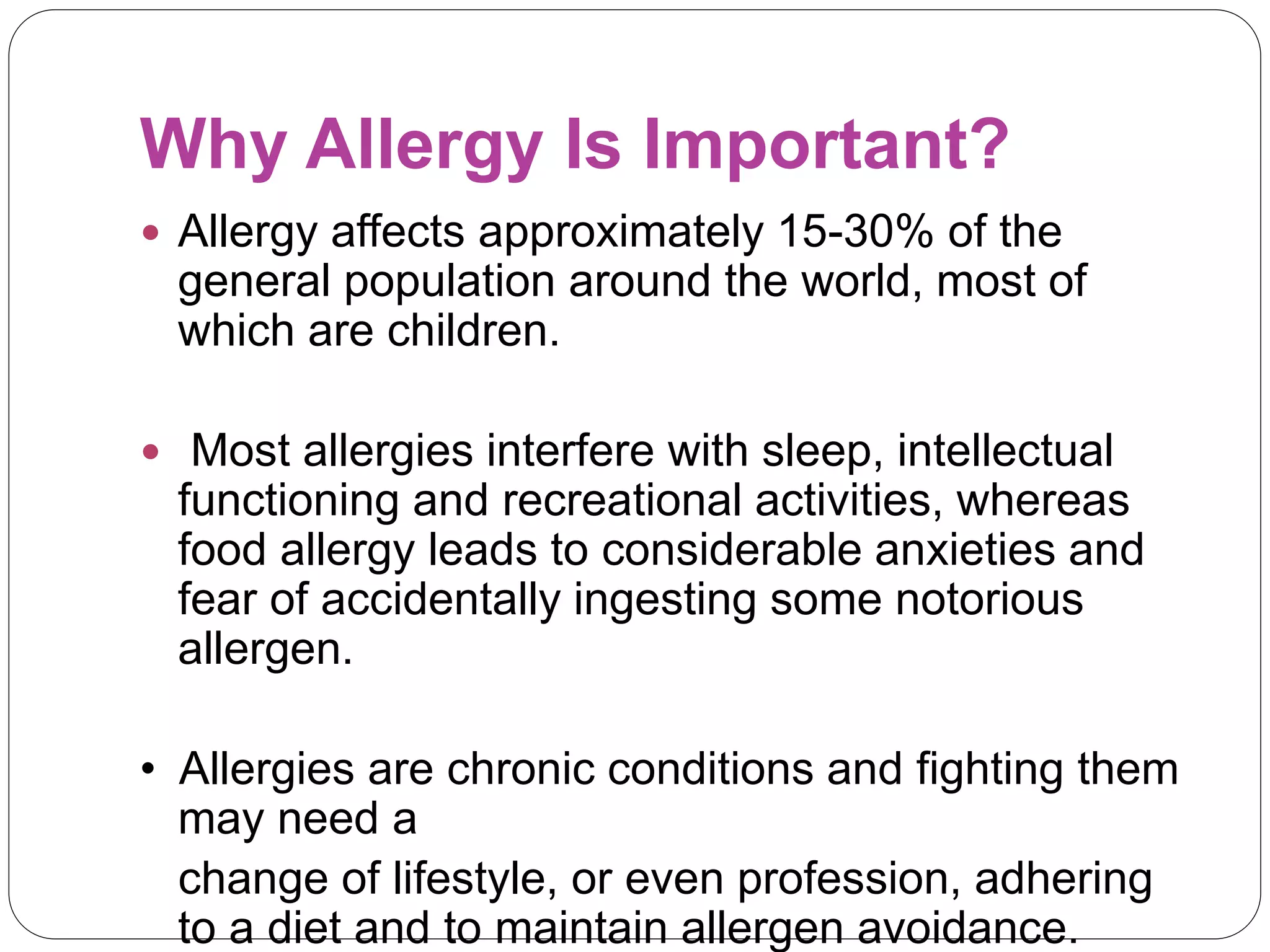 Allergic Disorders In Children | PPTX