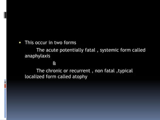 ALLERGIC & anaphylaxis | PPTX | Allergies | Diseases and Conditions