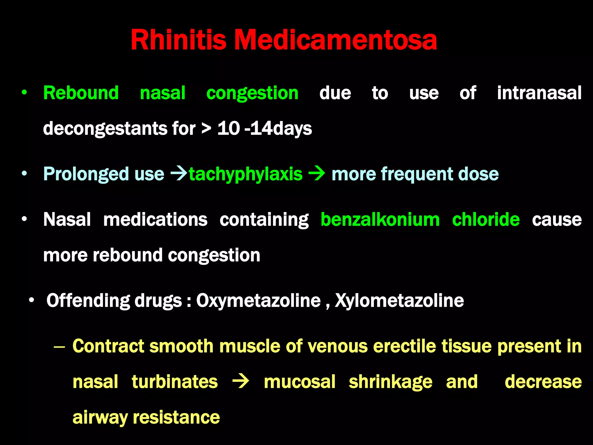Allergic and intrinsic rhinitis | PPT