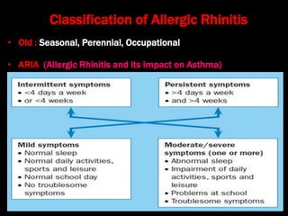 Allergic and intrinsic rhinitis | PPT