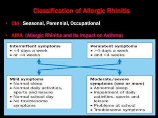 Allergic and intrinsic Rhinitis | PPT