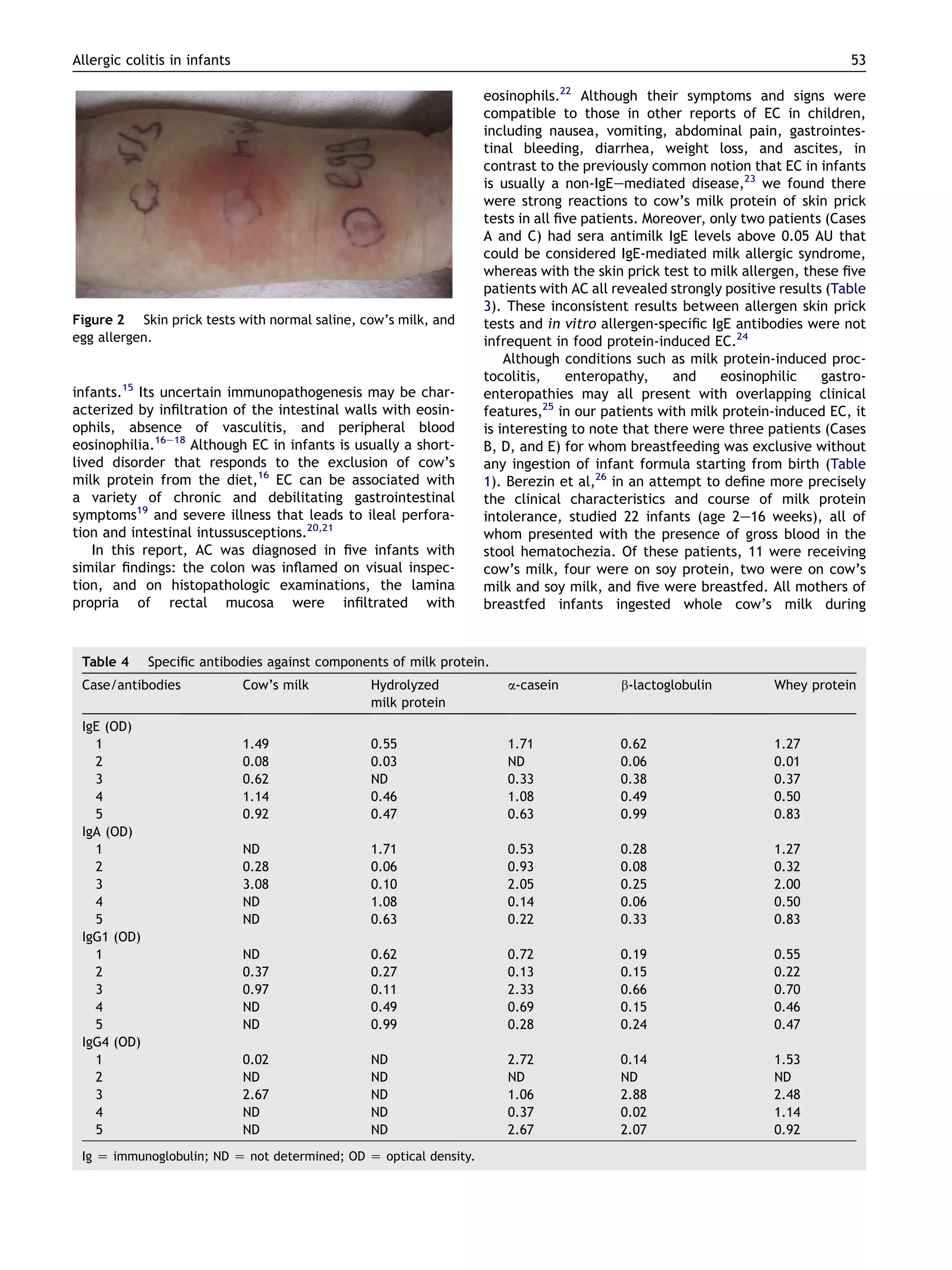 Allergic colitis in breast fed infants 台兒醫誌 2013 | PDF