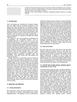 Allergic colitis in breast fed infants 台兒醫誌 2013 | PDF