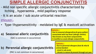 Allergic conjuctivitis - vijayendra | PPT