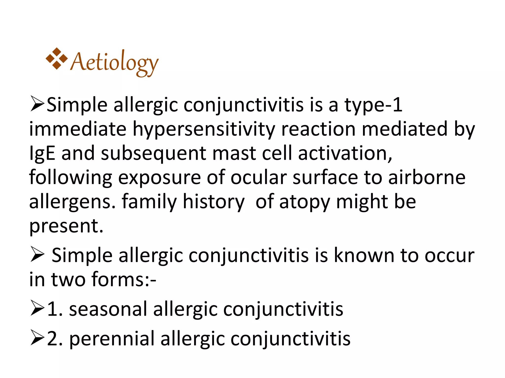 Allergic conjunctivitis | PPTX